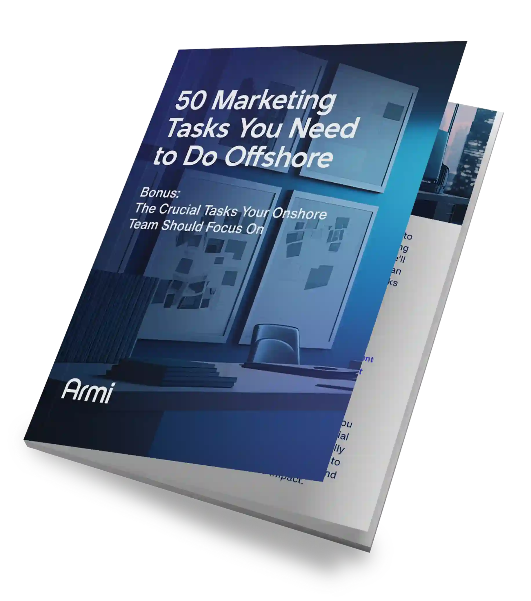 Top 50 Marketing Tasks Ad - ARMI